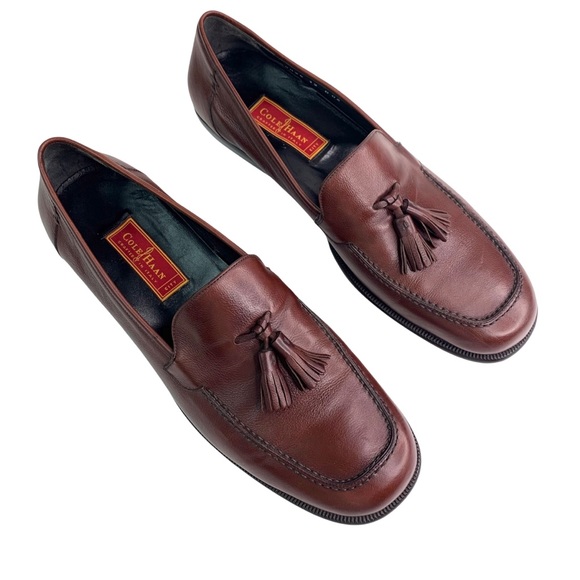 Cole Haan | Shoes | Cole Haan City Italy Square Moc Toe Tassel Leather ...